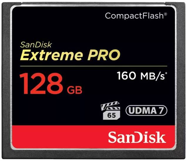SanDisk Extreme Pro CompactFlash 128GB (SDCFXPS-128G-X46 ...